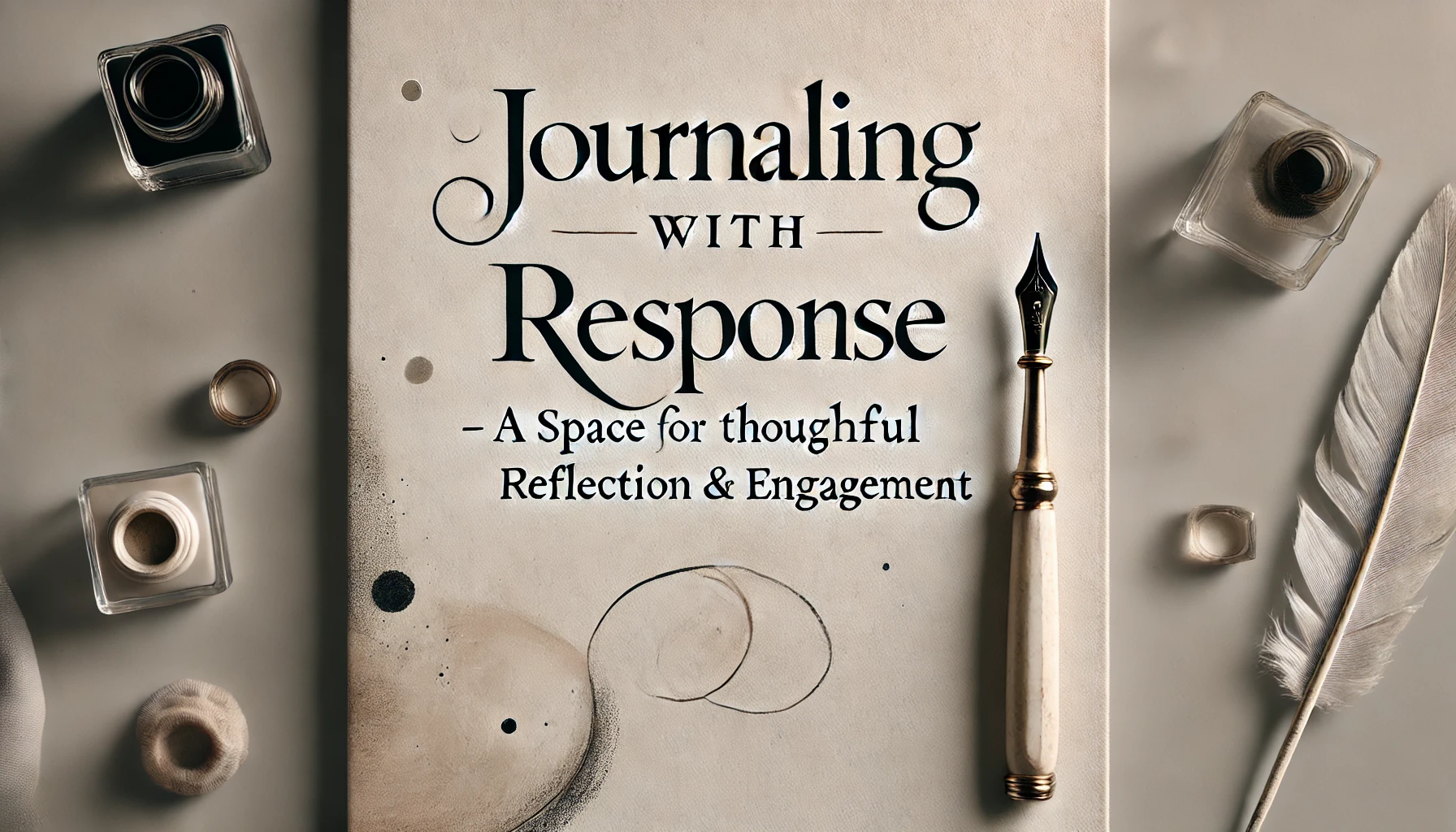 Journaling with Response| Thoughtful Reflections